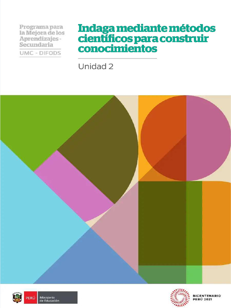 Fasciculo U2 Indagacion y Alfabetizacion Cientifica | PDF