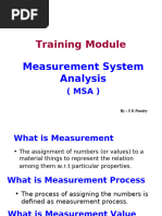 Measurement System Analysis (MSA) | PDF | Accuracy And Precision | Measurement