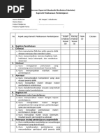 Laporan Hasil Supervisi Pembelajaran 2023-2024 | PDF