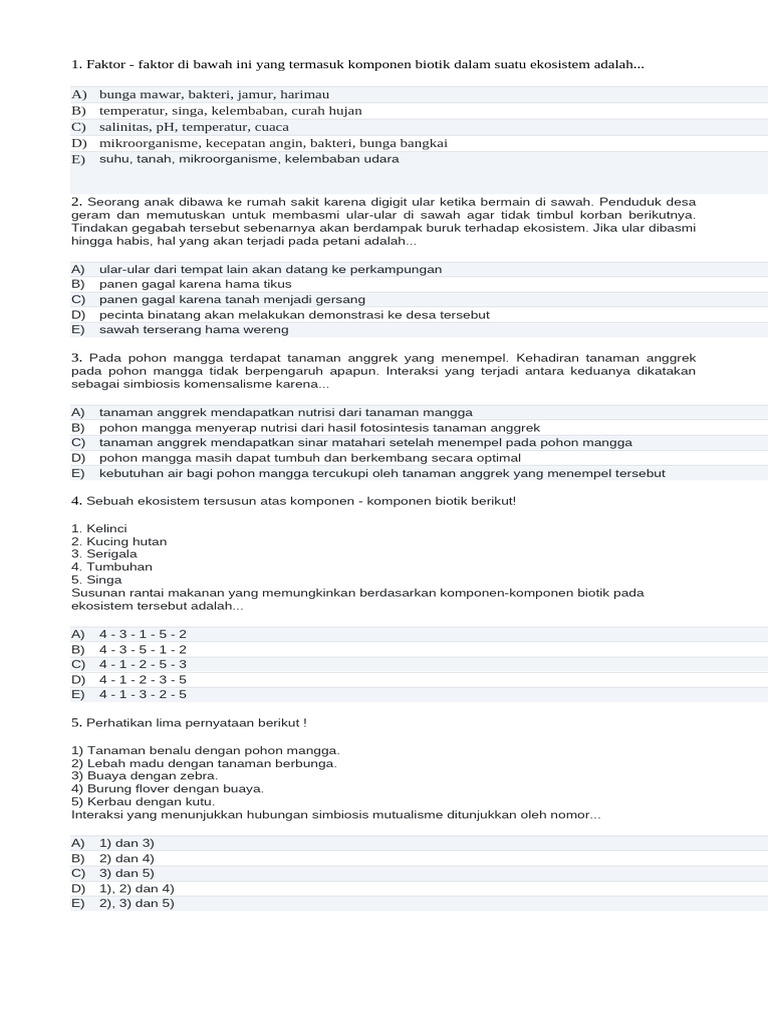 Soal Ats 2 | PDF