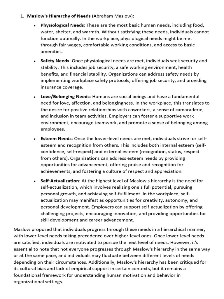 THEORIES IN OB | PDF