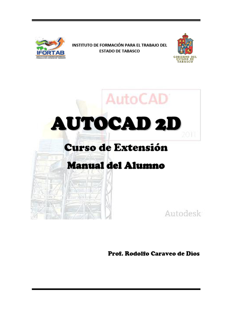MANUAL DEL ALUMNO AUTOCAD 2D | PDF