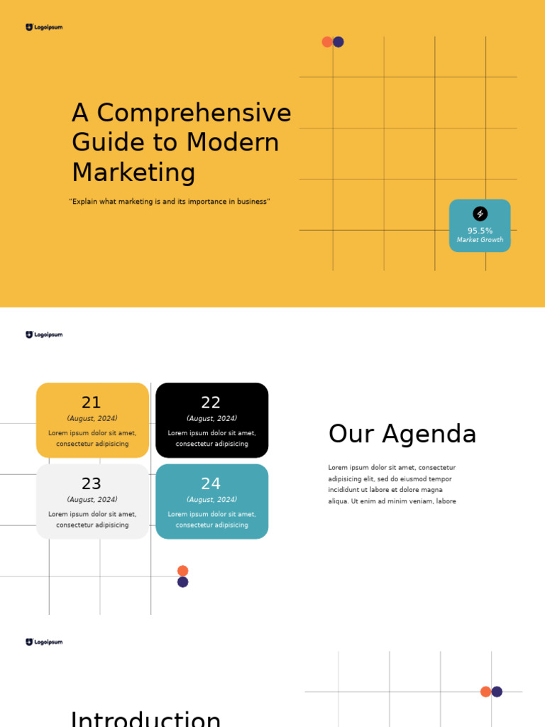 Marketing Presentation Template Pdf