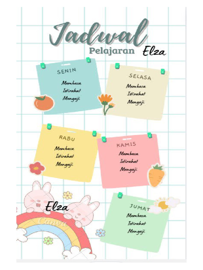 Jadwal Elza | PDF