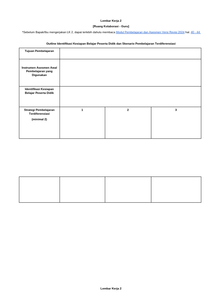 Lembar Kerja 2 | PDF