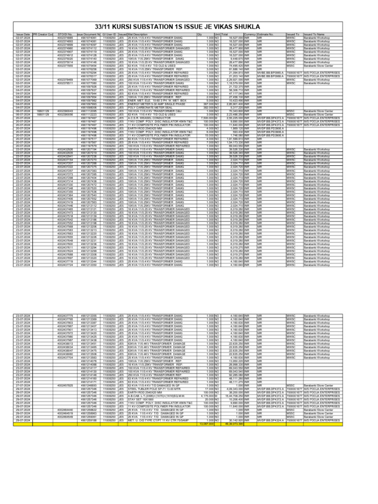 1s Issue Report Pdf
