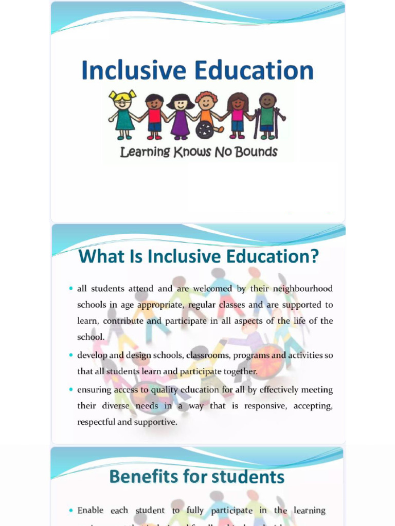 Inclusive Education | PDF