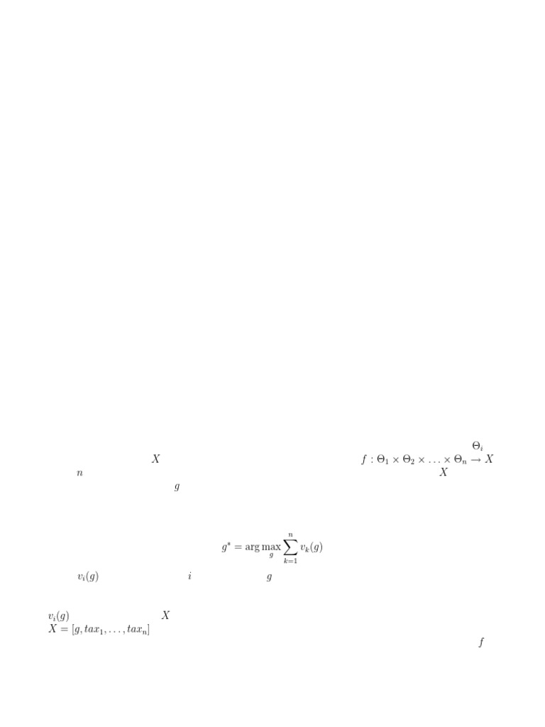 Clarke Tax Algorithm | PDF