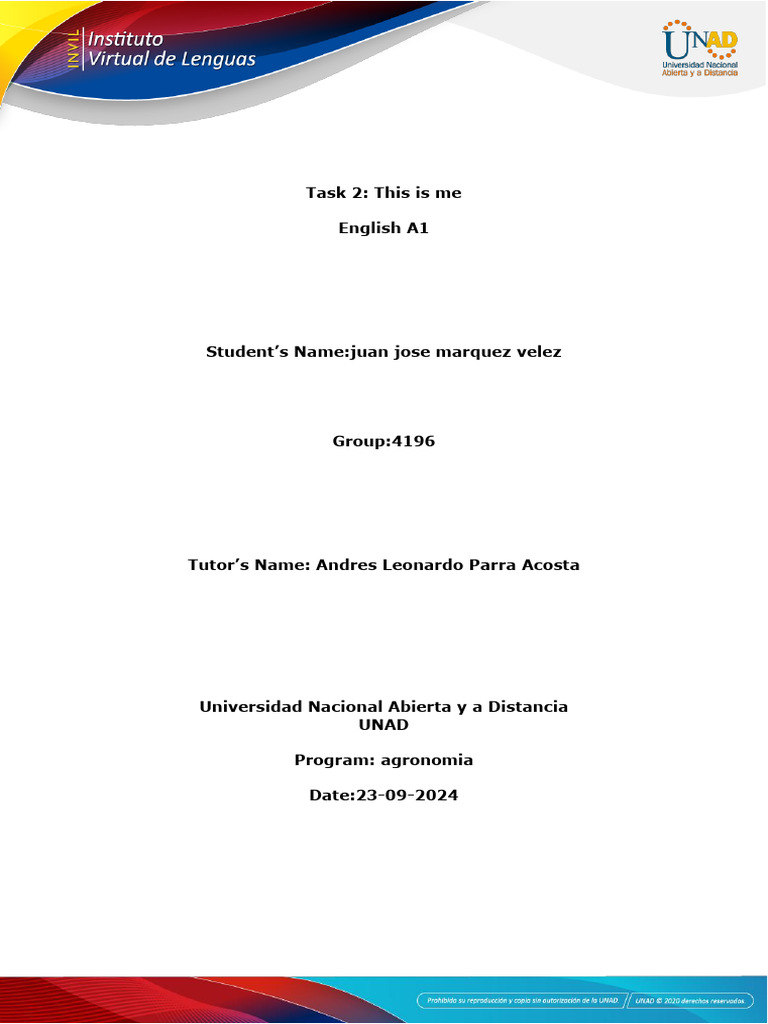 Anexo 1 - Plantilla de entrega Task 2024 | PDF