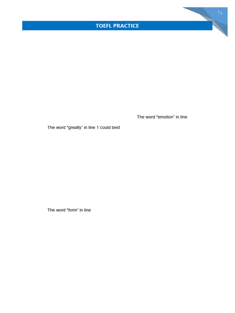 Reading Review Exercise | PDF