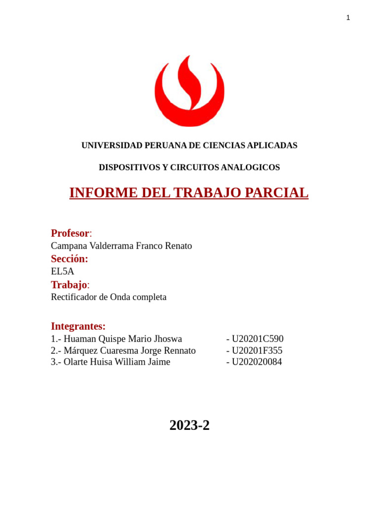 Trabajo Parcial Dispo | PDF