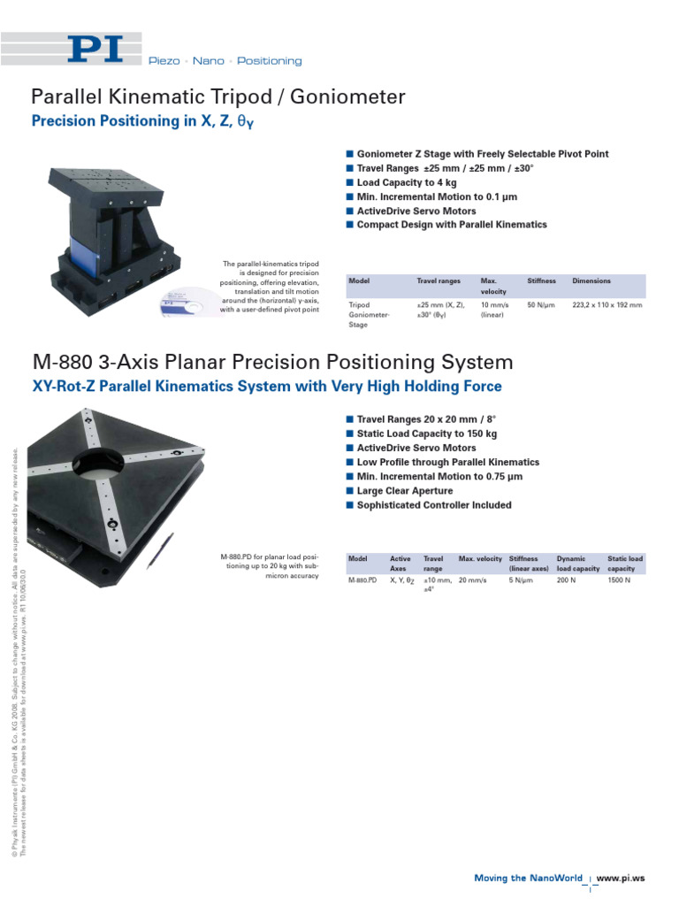 PK TP Precision Positioning Stage | PDF