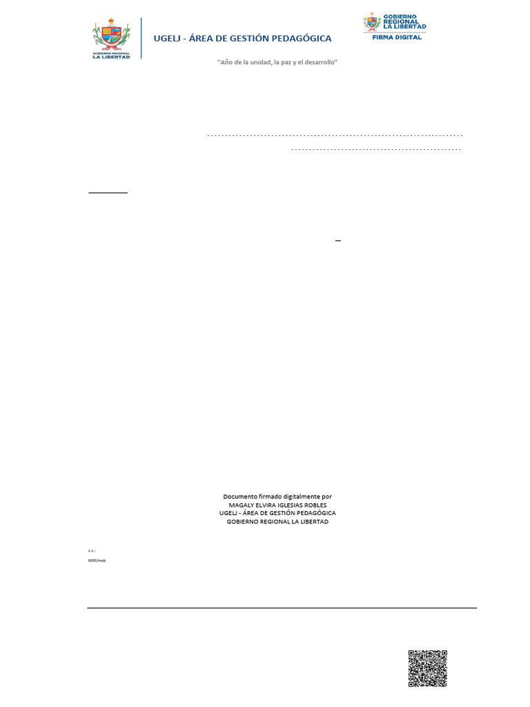 Oficio Multiple 000011 2023 Ggr Gre Ugelj Agp Pdf