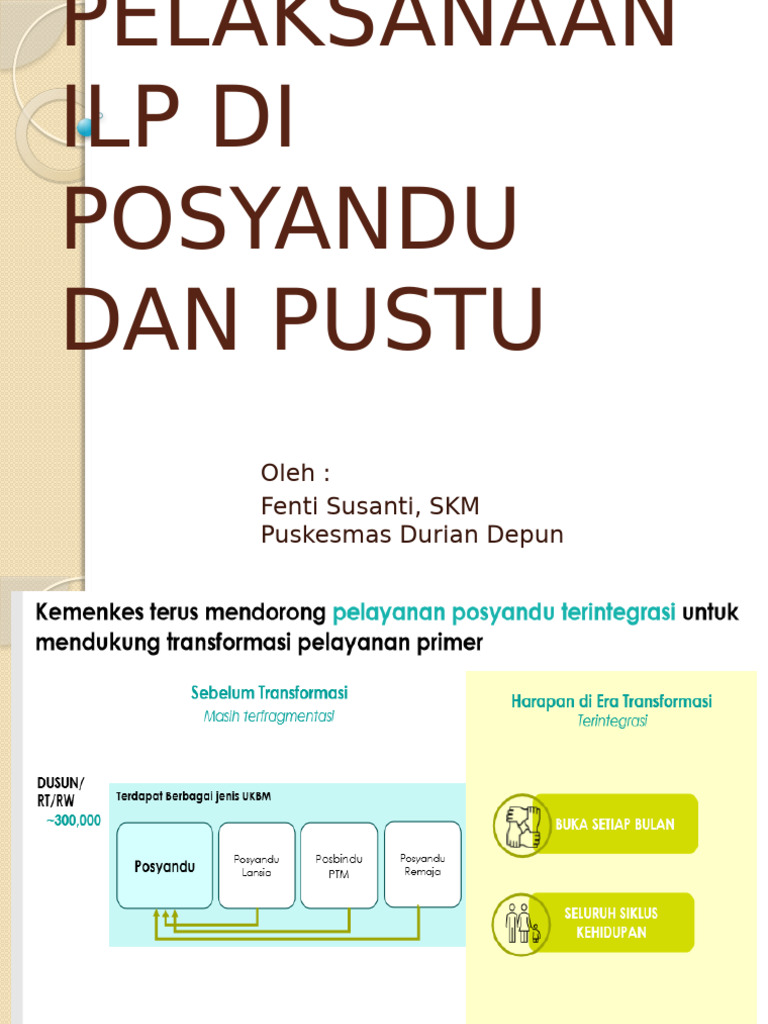 Ilp Posyandu Pustu | PDF