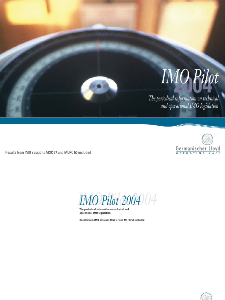 IMO Pilot 2004 | PDF