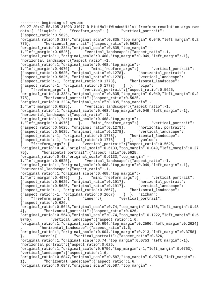 Log Cat 1727444882216 | PDF