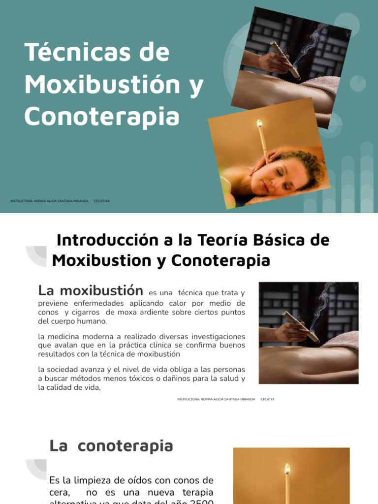 Técnicas de Moxibustión y Conoterapia | PDF