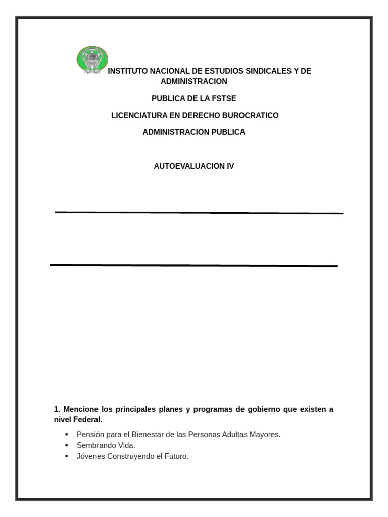 Admon Publica 4 | PDF