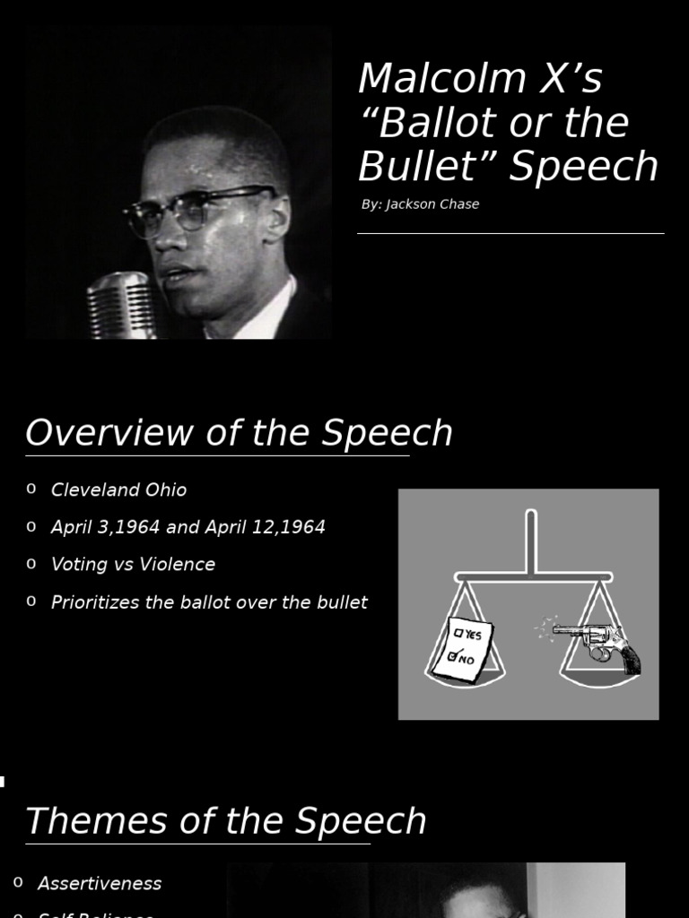 Ballot or The Bullet Presentation | PDF