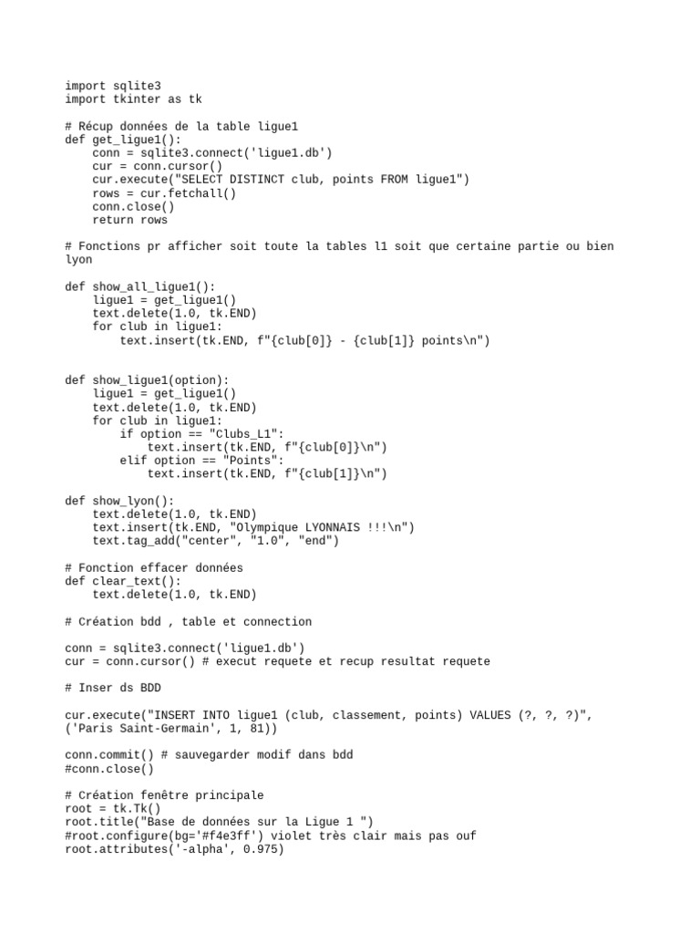BDD Versions Finale | PDF