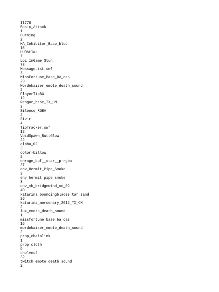 Loadtimings Map12 | PDF