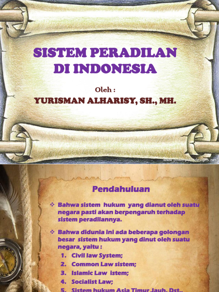 Materi Sistem Peradilan Indonesia | PDF