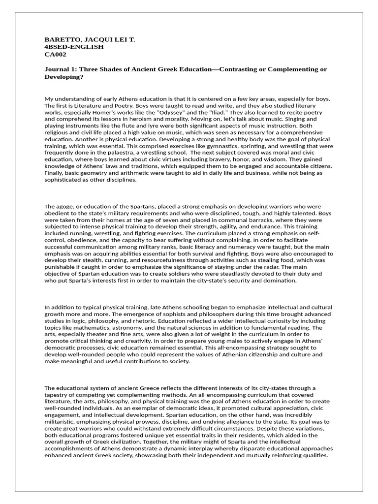 Ca002 Barretto Journal1 | PDF