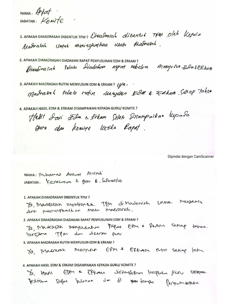 E1.2 Wawancara Edm | PDF