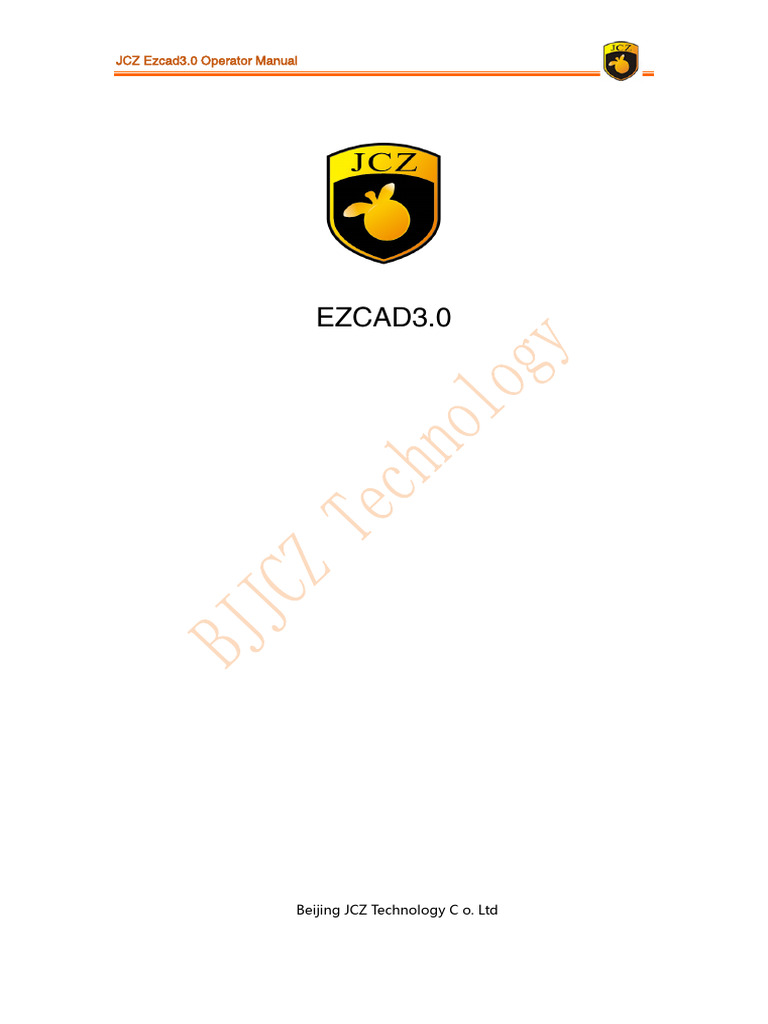 EZCAD3 Software User Manual | PDF