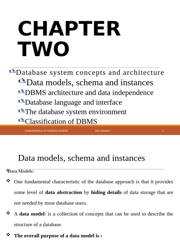 Chapter 2 Database | PDF