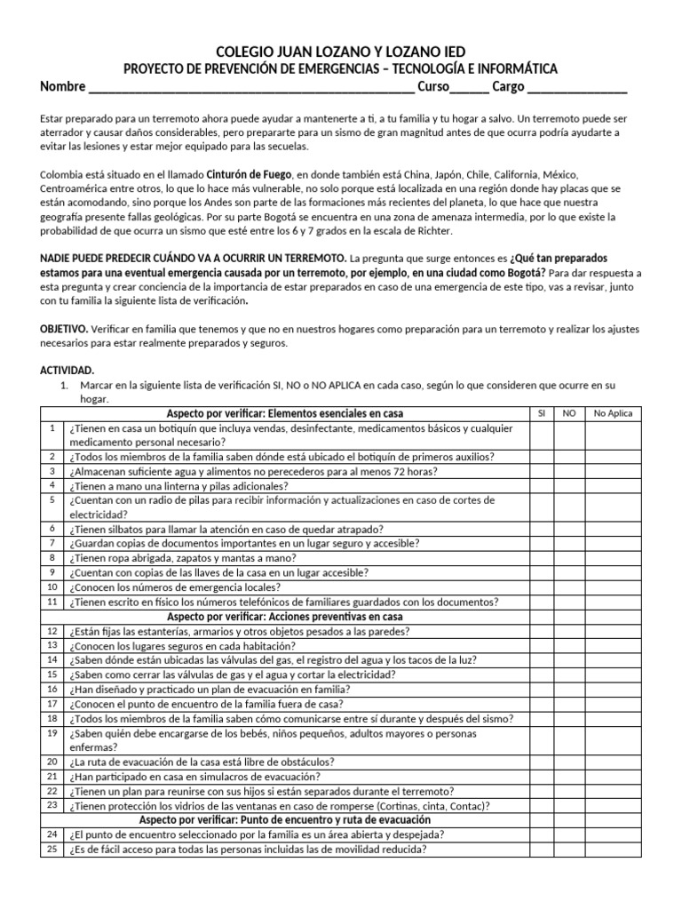 Guia Simulacro 2024 | PDF