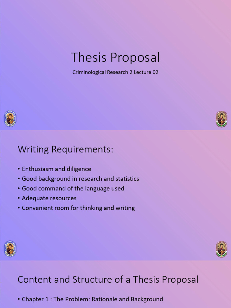 02 Thesis Proposal Format | PDF