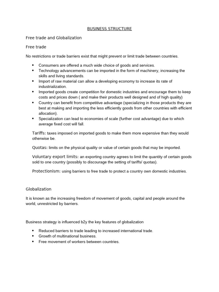 Ch-6 Business Structure | PDF