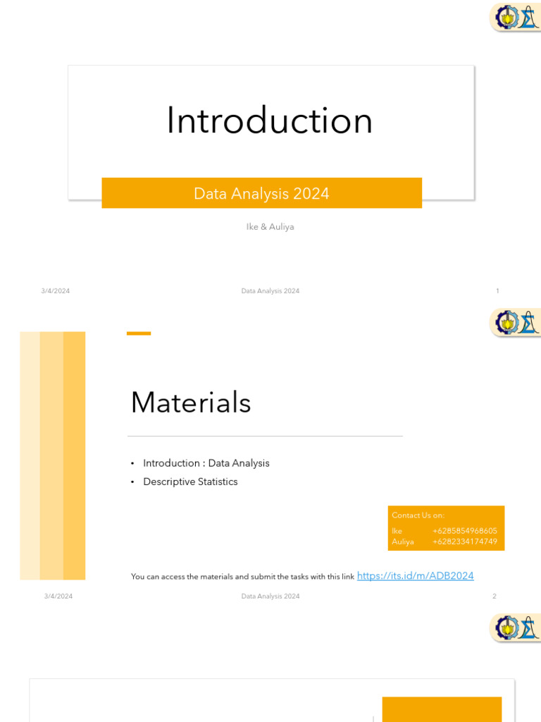 W1 Introduction | PDF