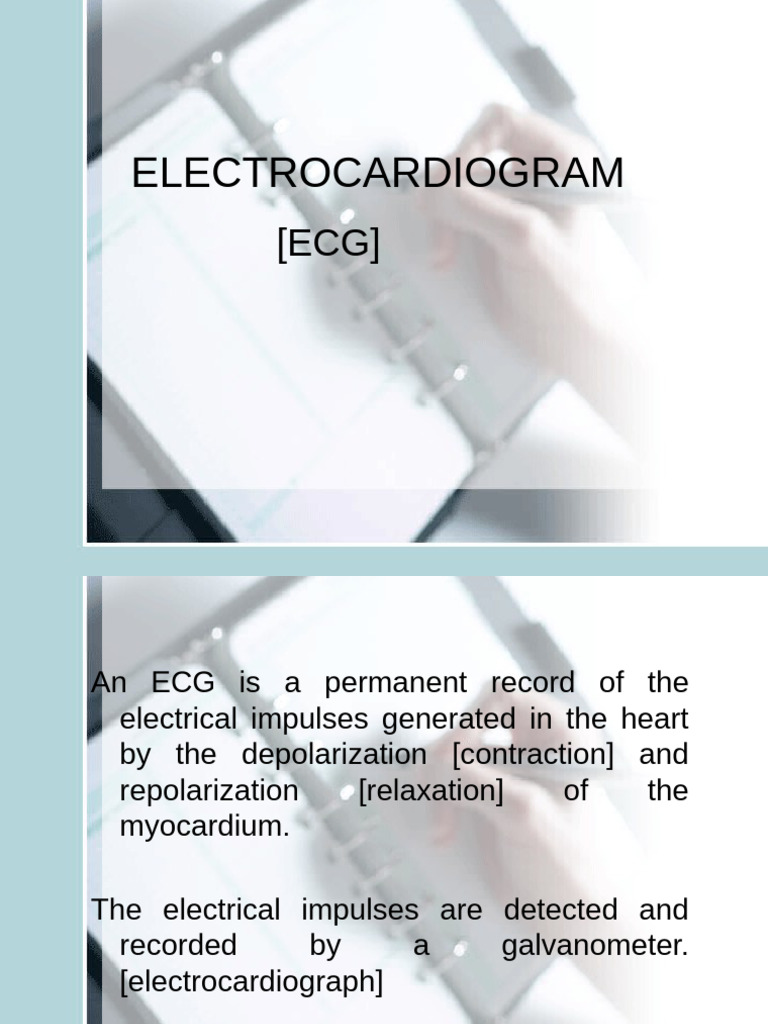 Electrocardiogram | PDF