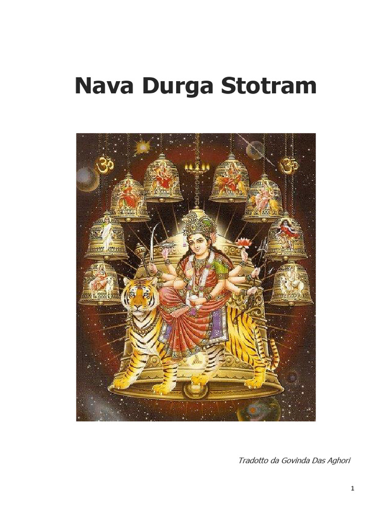 Nava Durga Stotram-Sanskrit | PDF