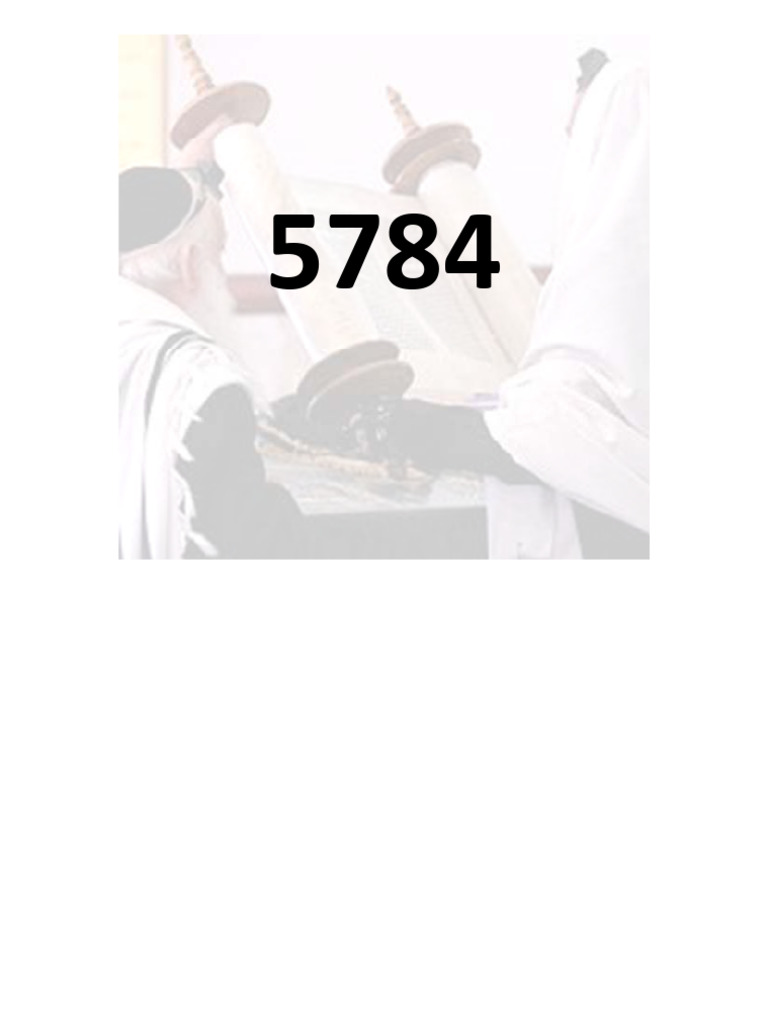 Calendar 5784 | PDF