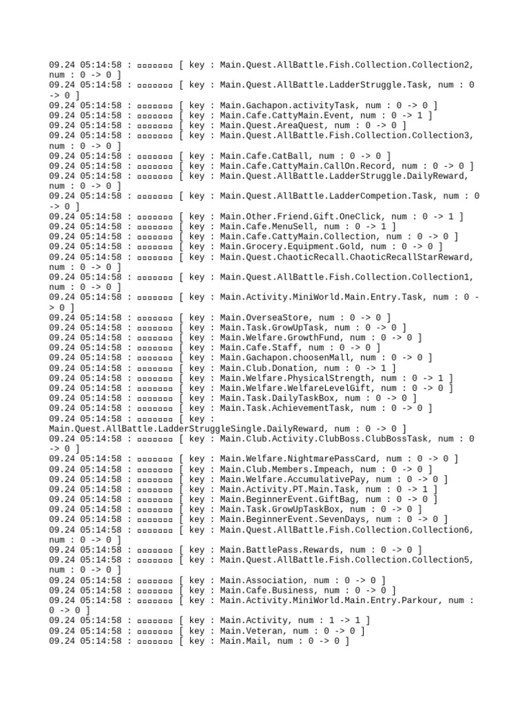 09 24 RedPoint Log | PDF