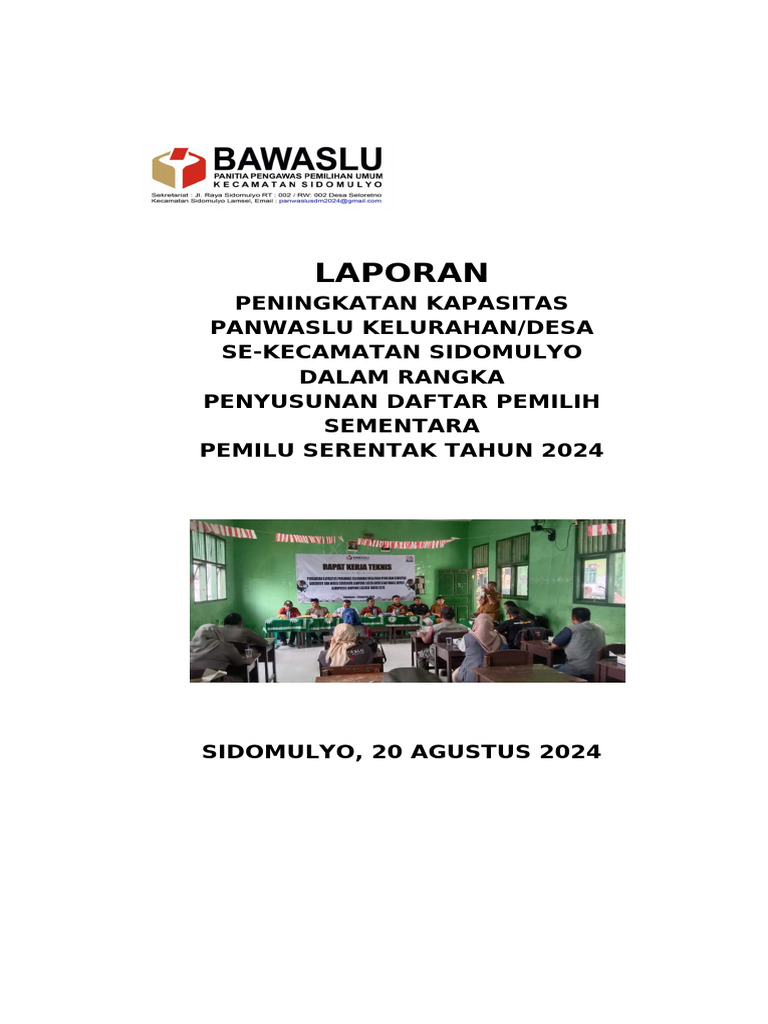 Laporan Bimtek PKD | PDF
