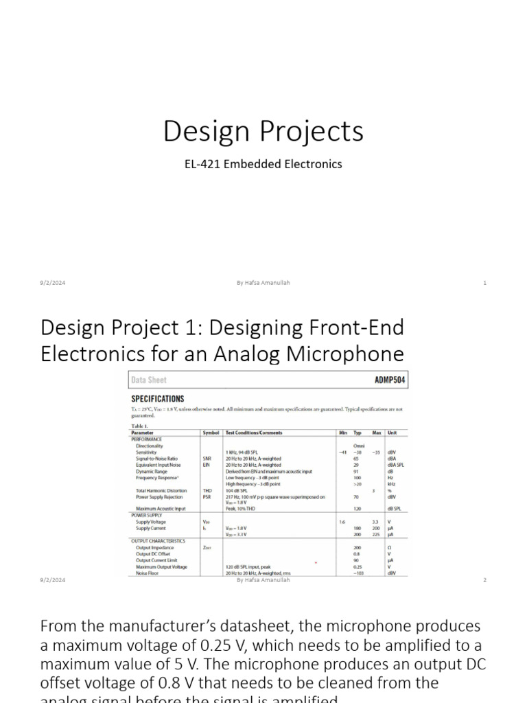 Design Projects | PDF