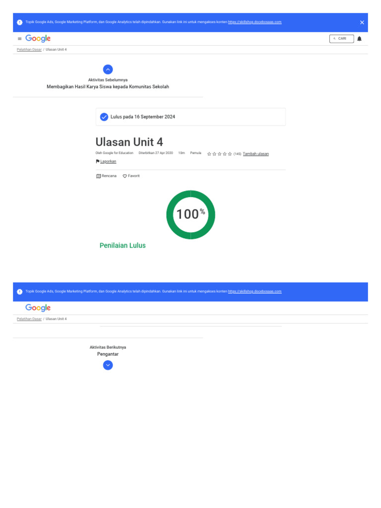 Ulasan Unit 4 - Google | PDF