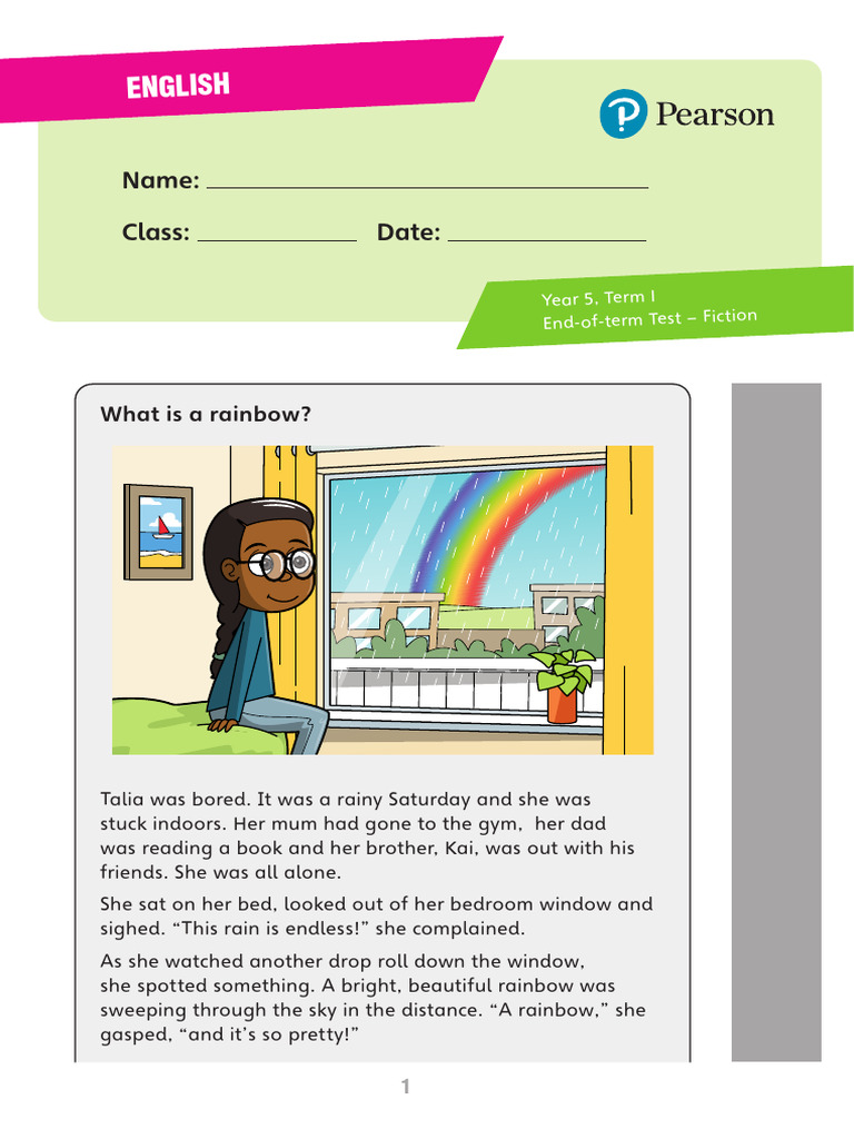 Ip PT Ip English Y5 T1eot2023 | PDF