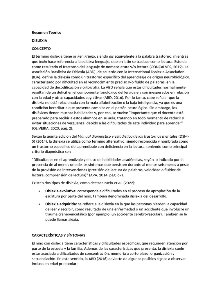 Resumen Teorico | PDF