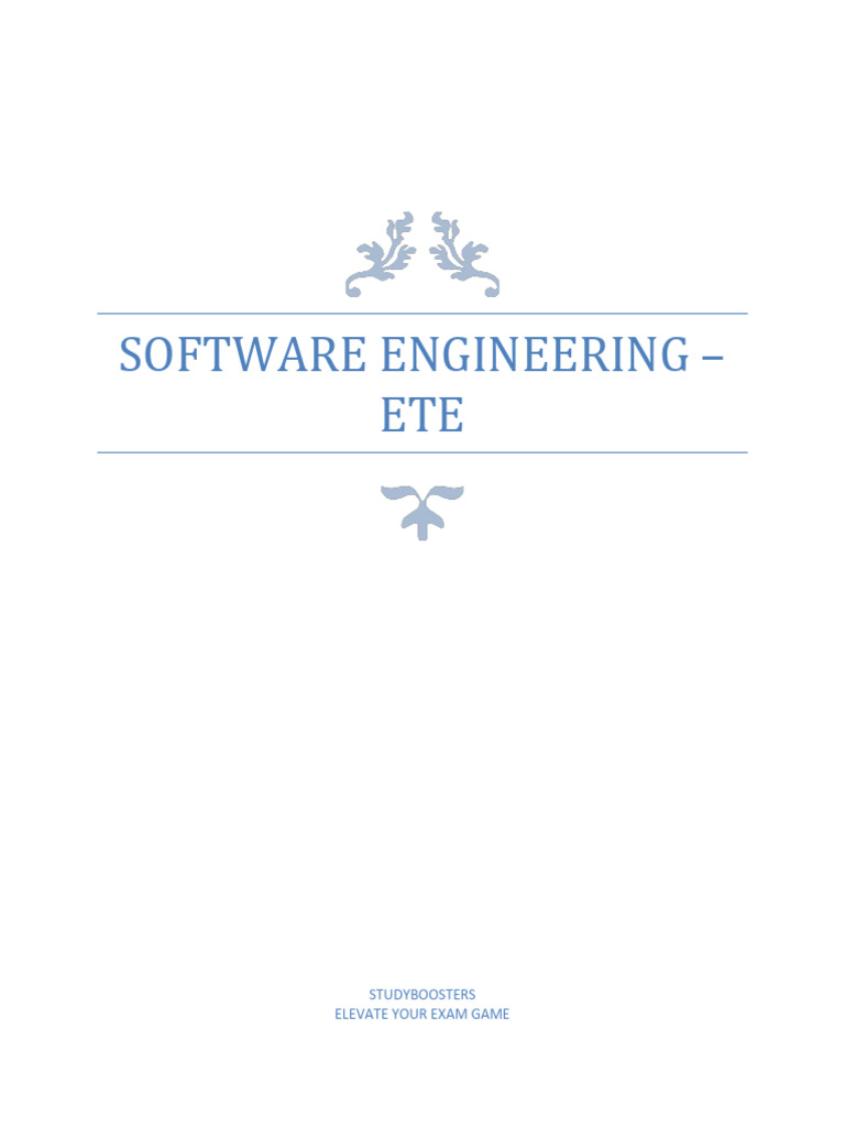 Software Engineering | PDF