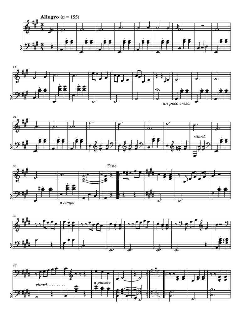 Gran Vals Francisco Trrega | PDF