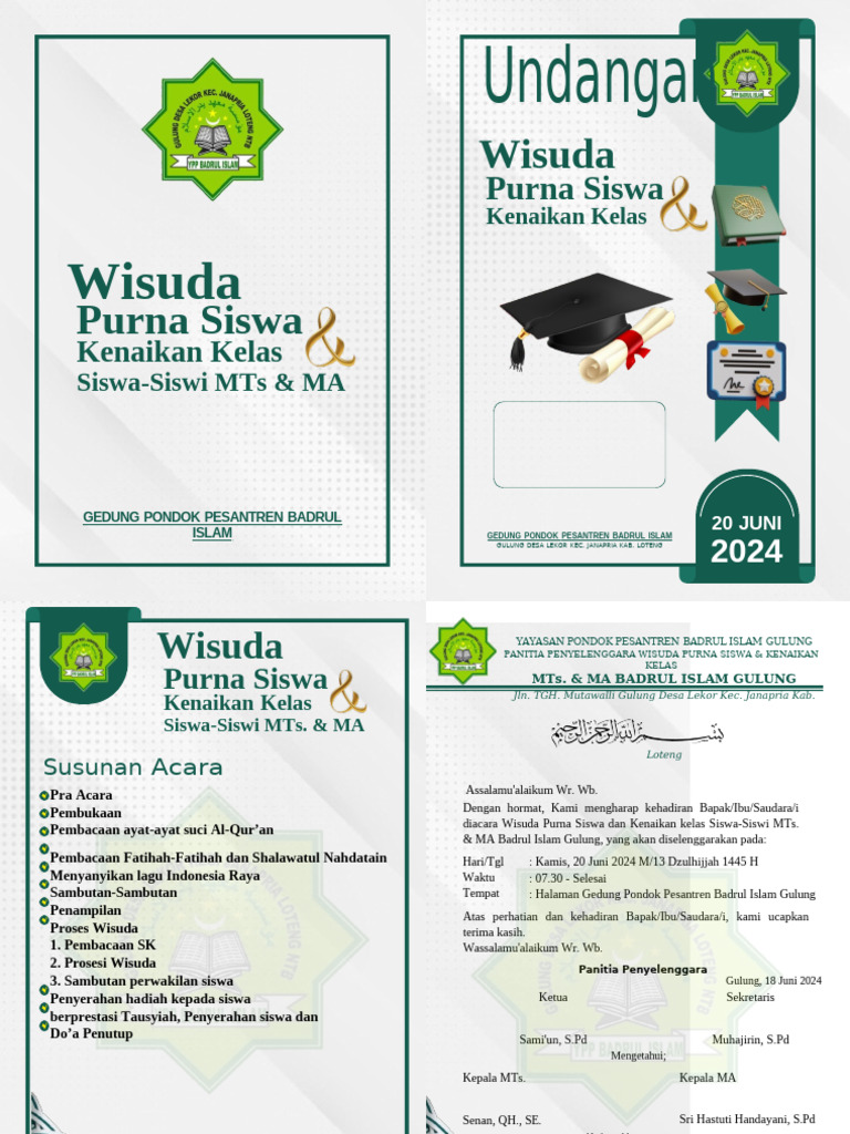 Undangan Wisuda 2024 - 092211 | PDF