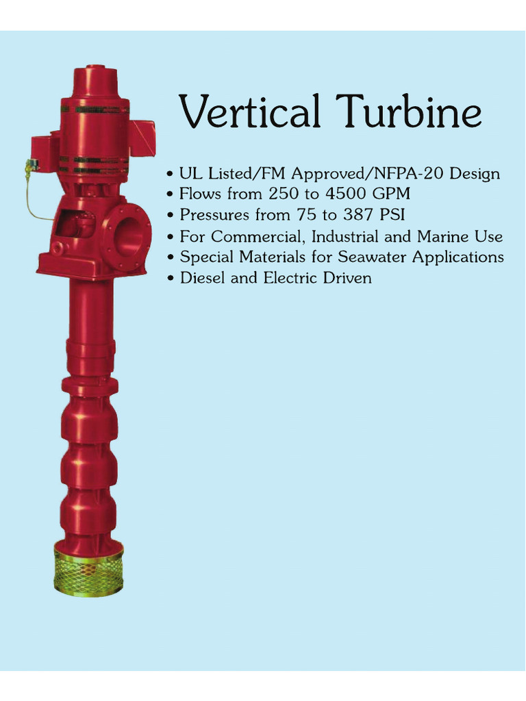 500 GPM X 150 Psi Performance Curve Ulfm VT | PDF