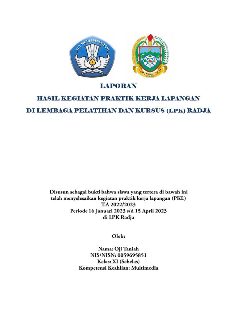 Laporan PKL Oji | PDF