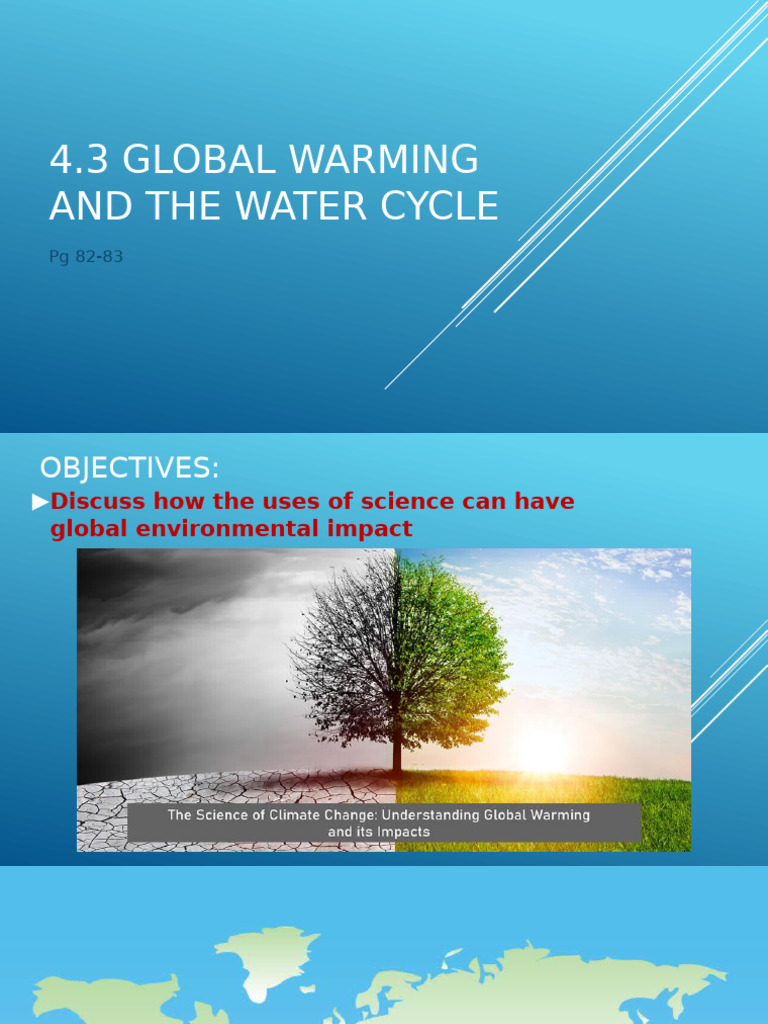 4.3 Global Warming and The Water Cycle | PDF