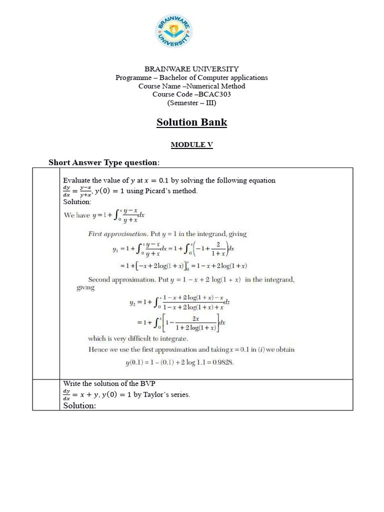 Solution (Module 5) | PDF
